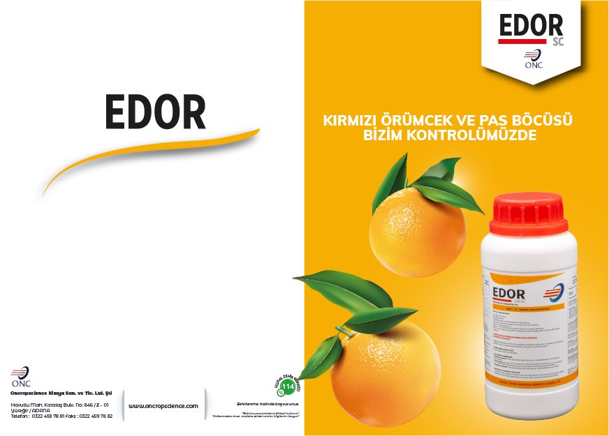 EDOR - ONCROPSCIENCE - ONCROPSCİENCE KİMYA